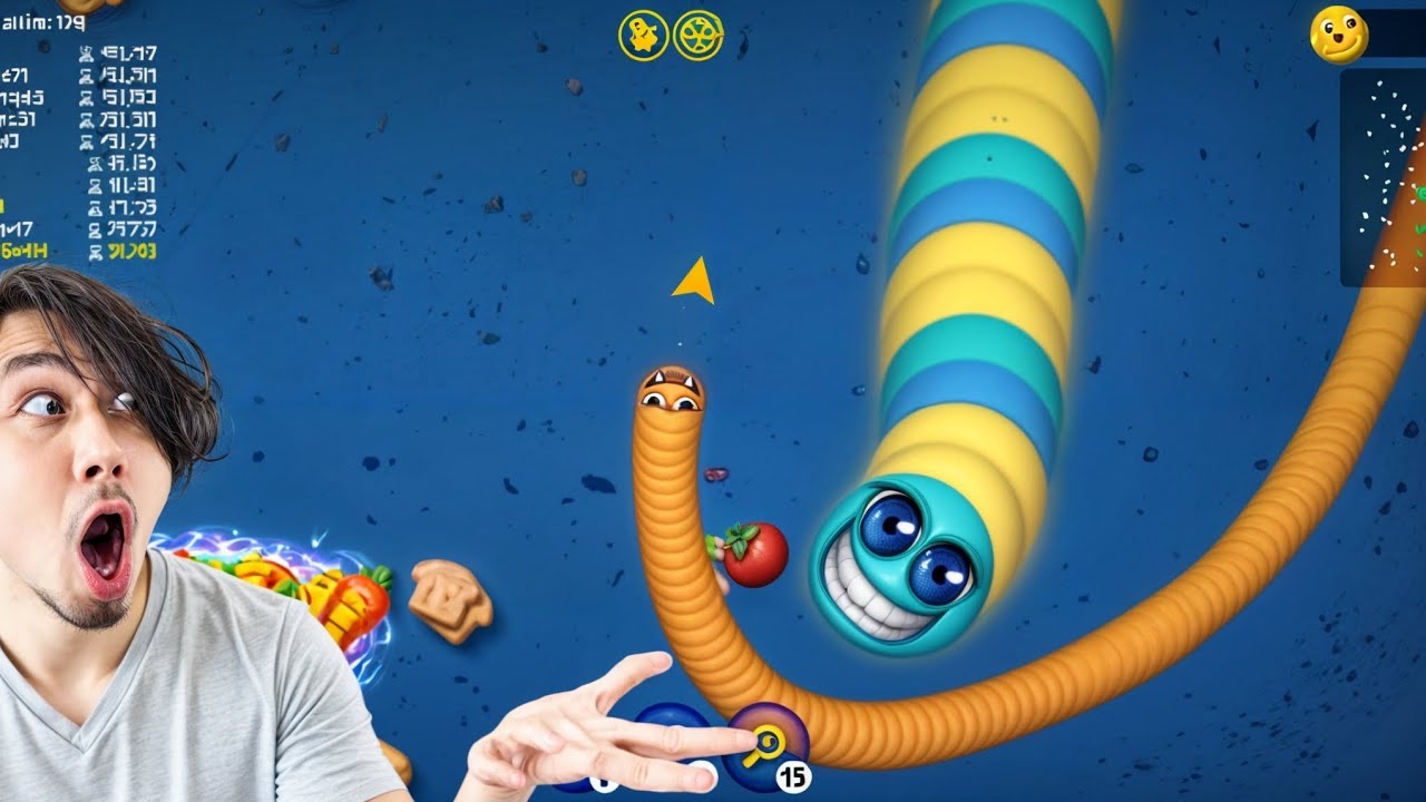 Worms Zone Magic Gameplay 🐍 Kill Big Big Snake || Worms Zone Game || Ridu Babu G - YouTube