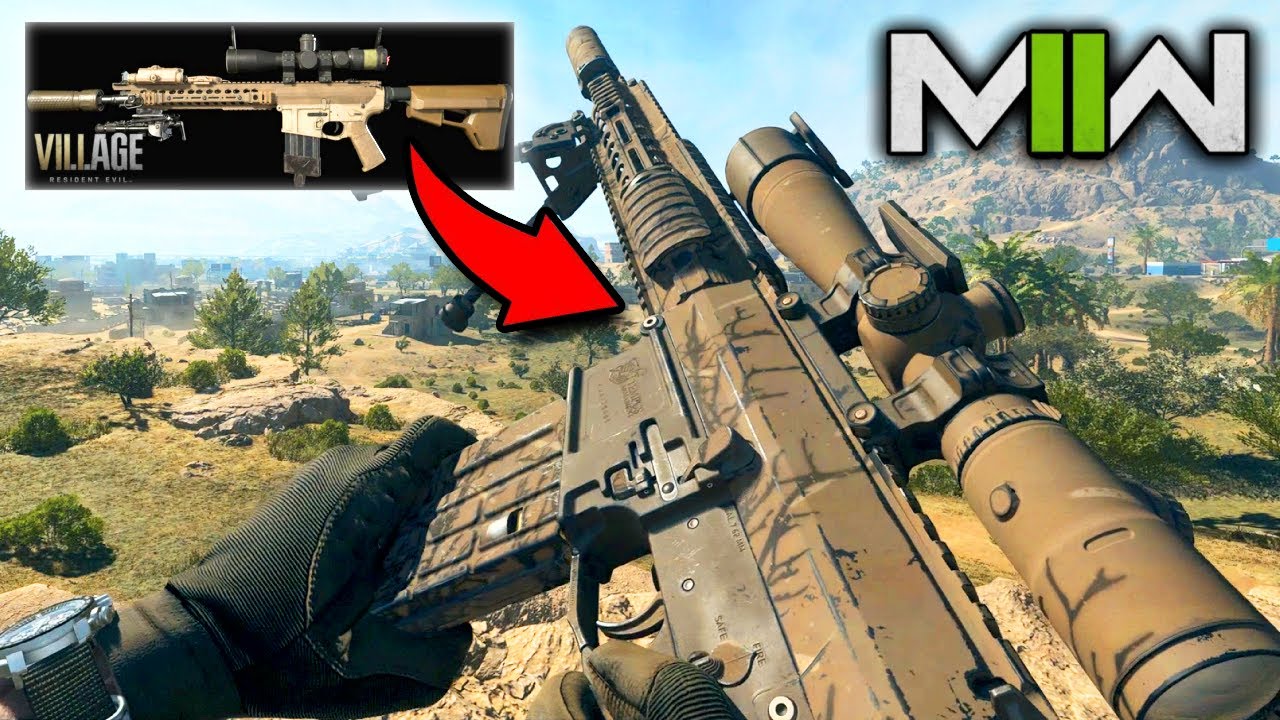 KAC M110 K1 from "Resident Evil 8: Village" in Modern Warfare II ...