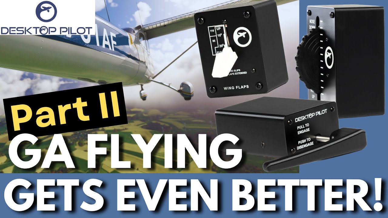 A REVIEW of Must-Have GA Flying Peripherals: Trim Wheel, Parking Brake ...