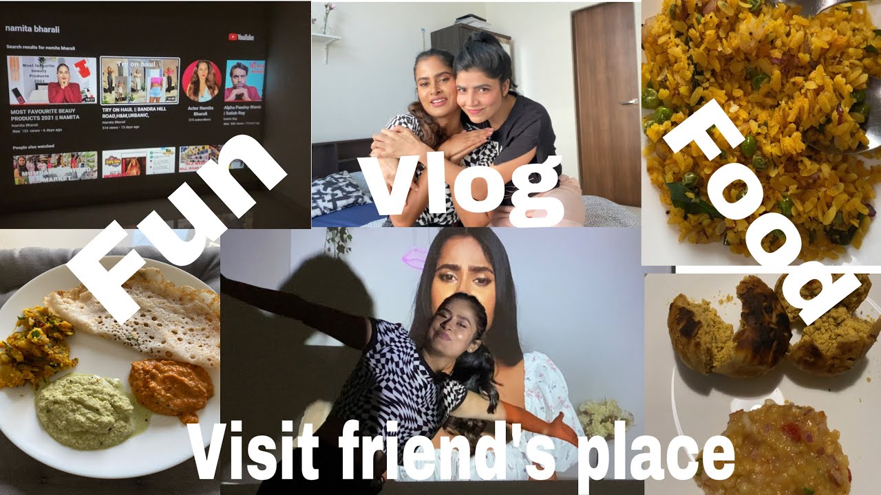 VLOG 17: VISIT FRIEND'S HOUSE || WATCHED MY YOUTUBE VIDEO, MOVIES IN ...