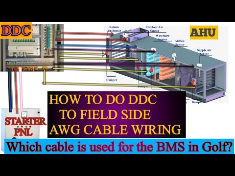 HOW TO WIRING DDC TO AIR HANDALING UNIT HOW TO READ IO SUMMARY LIST HOW ...
