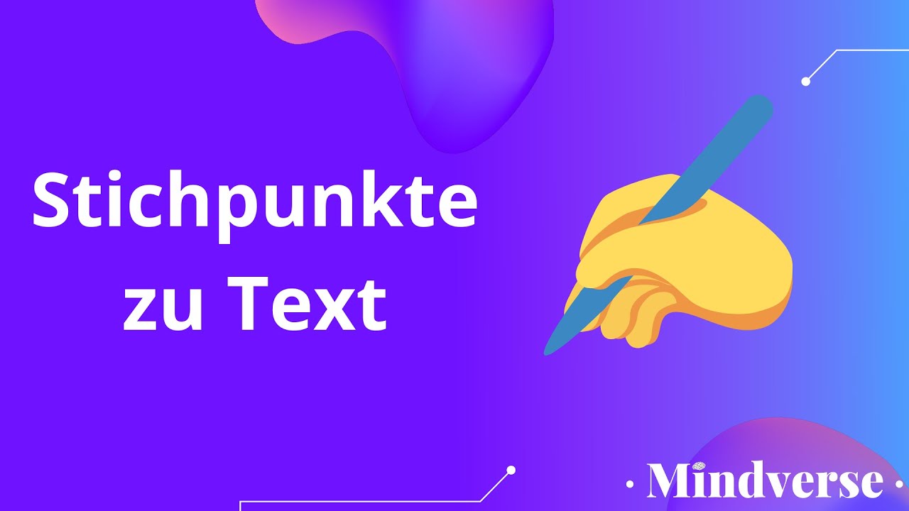 Stichpunkte zu Text Engine | Mindverse KI - YouTube