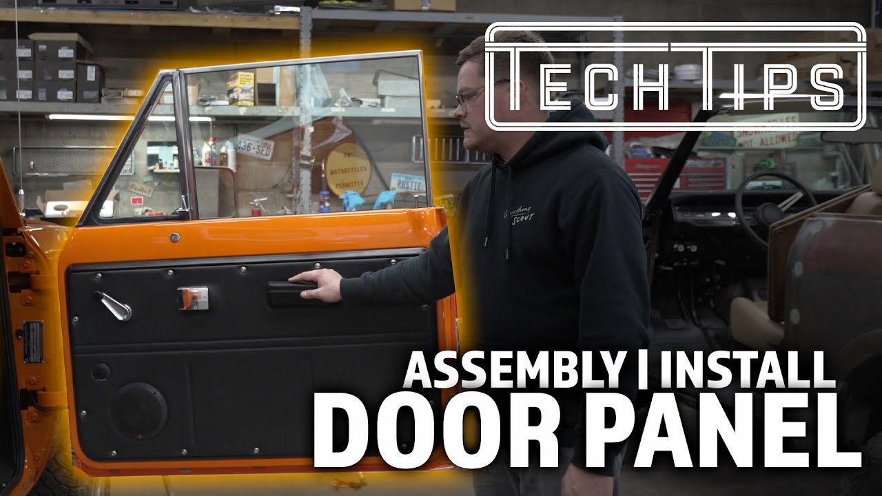 International Scout II Door Panel Kit Install | Anything Scout TECH TIP ...