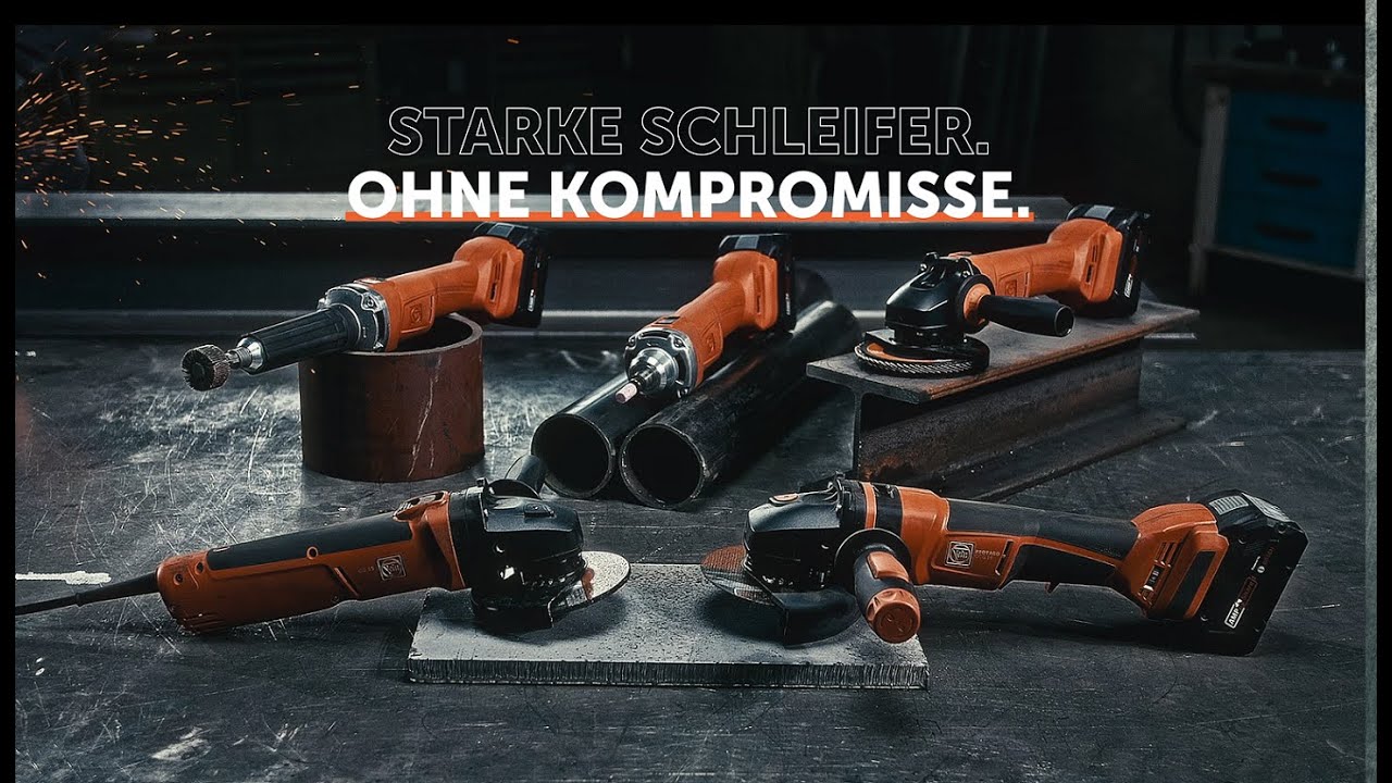 Die Schleifer-Familie von FEIN | Winkelschleifer, Geradschleifer | CG ...