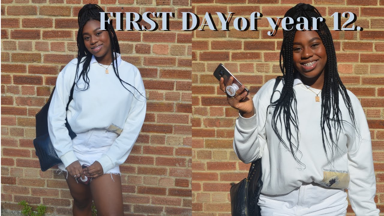 FIRST DAY OF YEAR 12:GRWM| First Day of School - YouTube