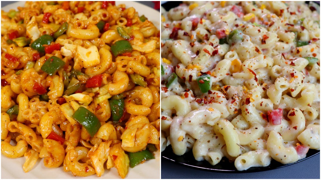 2 No Chicken Pasta Recipes | Low Budget Pasta Recipes By Tasty Food ...