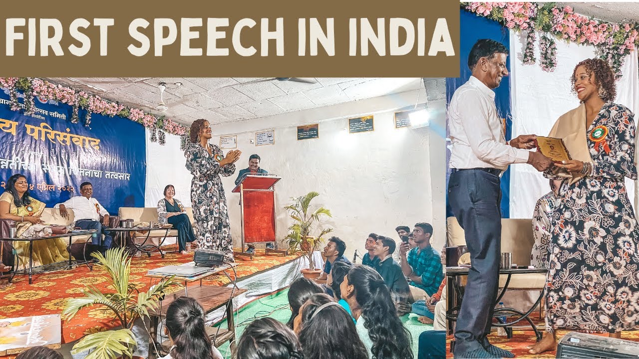 First Speech in India | Spiritual Conference (May 2022) - YouTube
