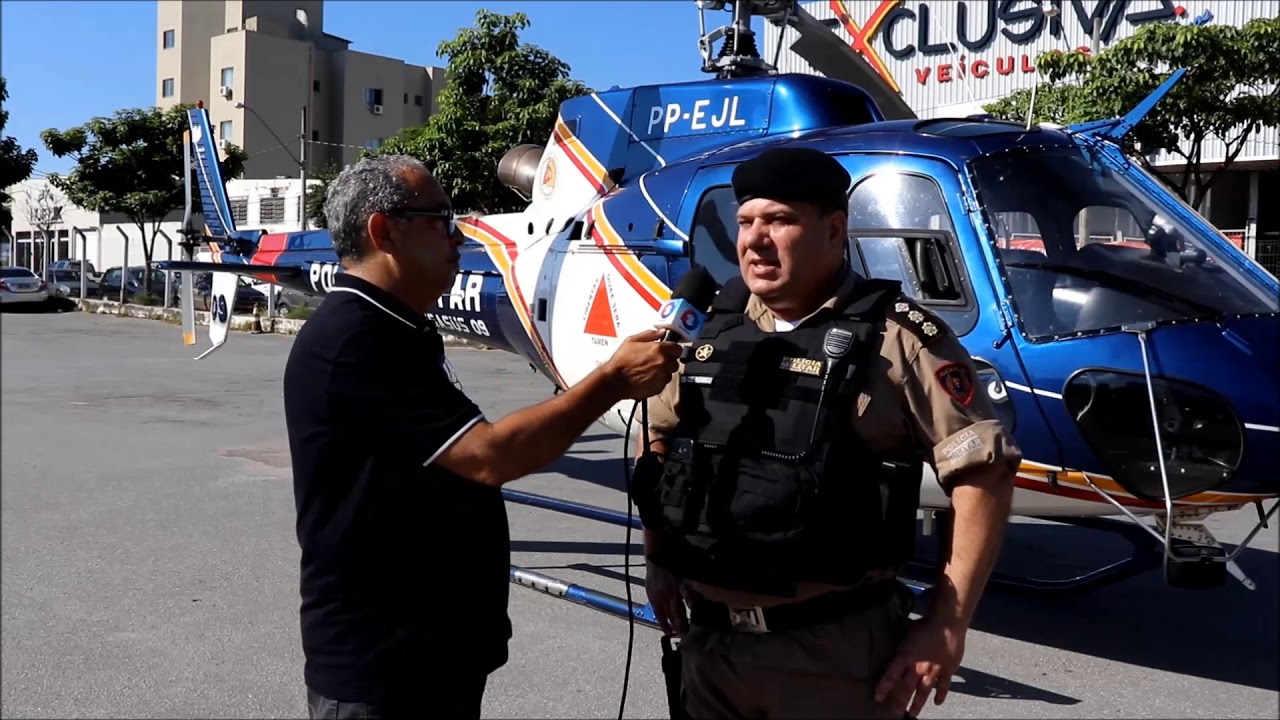 Tenete Coronel Rodrigo falando sobre os locais das operações - YouTube