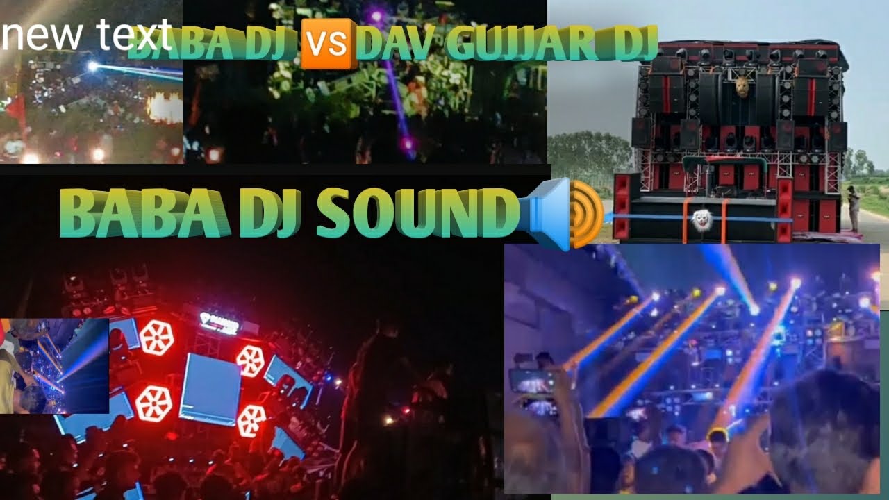 Baba dj vs Dav gujjar dj sounds uttarakhand kavad mein core college per ...