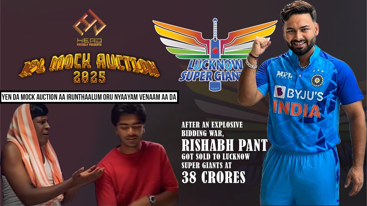 IPL MOCK AUCTION 2025 | MARQUEE SET | EPISODE 01 | IPL 2025 | HEAD ...