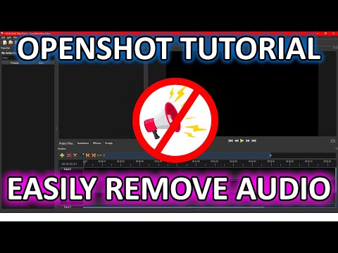 OPENSHOT TUTORIAL - EASILY REMOVE AUDIO FROM A VIDEO CLIP