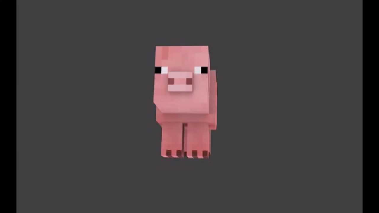 minecraft dancing pig - YouTube