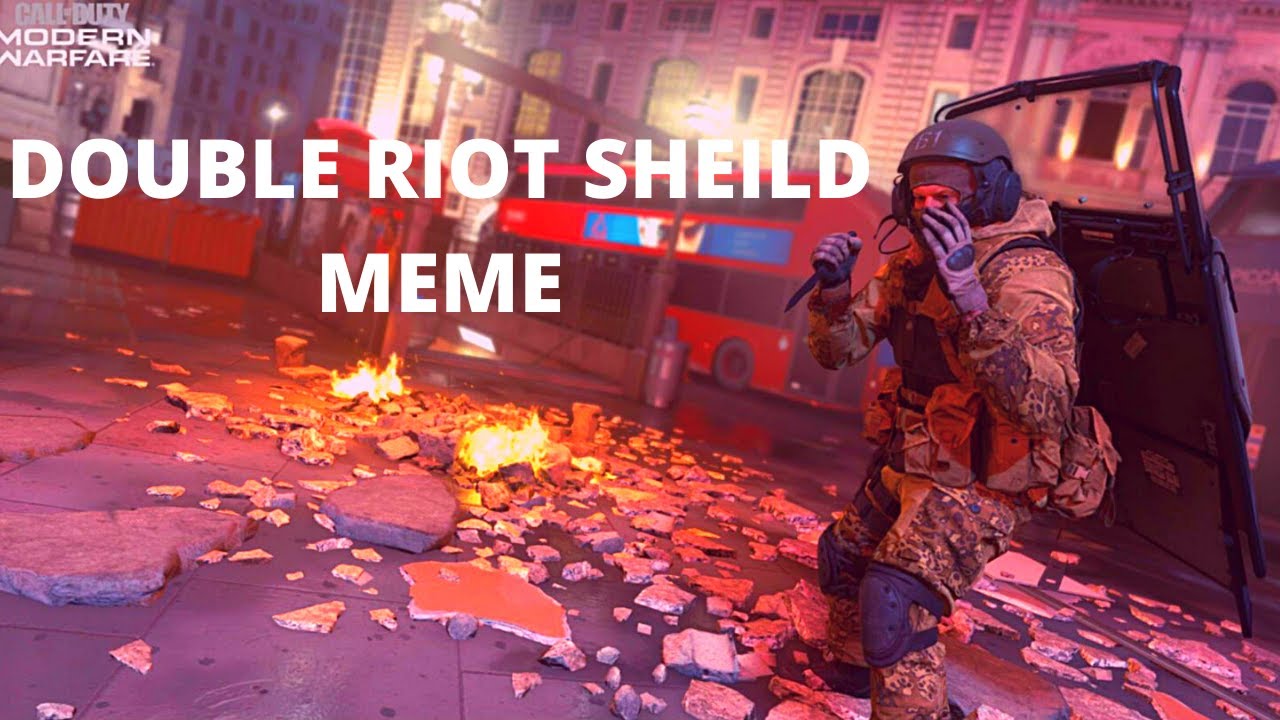 DOUBLE RIOT SHEILD MEME IS.... - YouTube