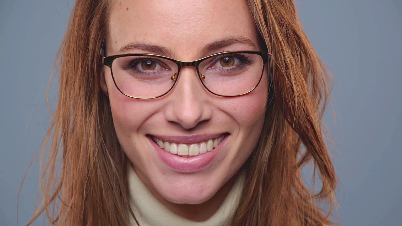 Eye Contact Practice Video w/ Women in Glasses - YouTube