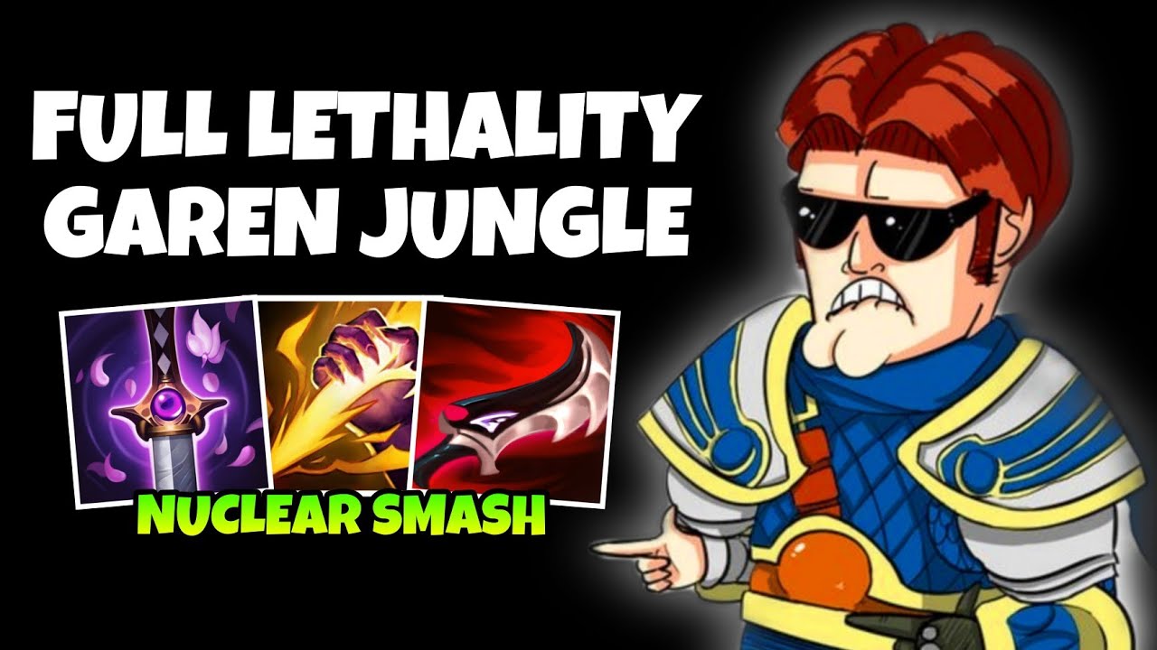 GAREN JUNGLE WILD RIFT FULL LETHALITY BUILD IS BROKEN - YouTube