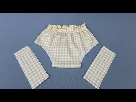 9-12  Aylık Bebekler İçin Çok Şirin Külot Kesimi ve Dikimi  /DIY