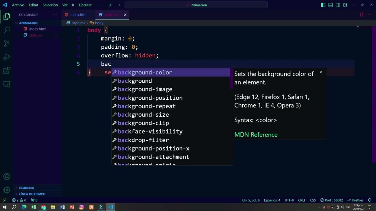 WAVE ANIMADA USANDO HTML Y CSS - YouTube