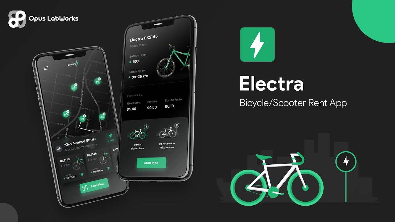 2 App Template | Electric Bike/Scooter On Rent| Rent An Electric ...