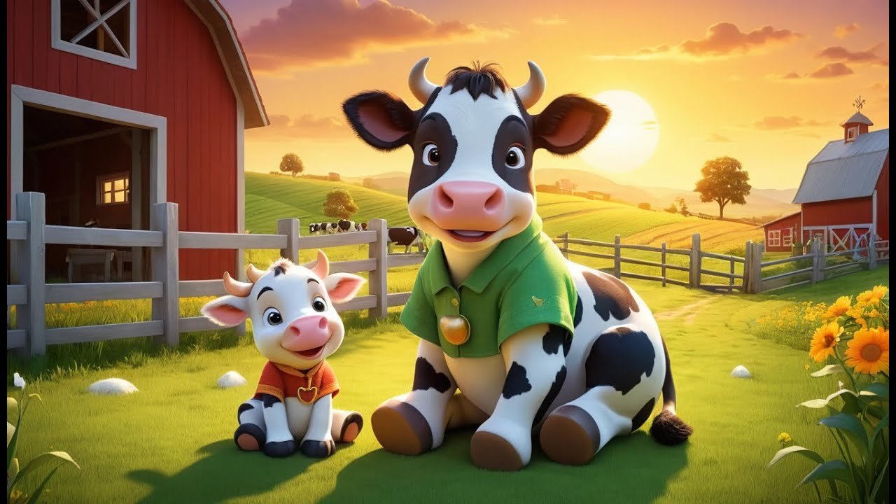 Baby Cow Say Moo Moo Moo | Fun Cow Song for Kids | Mooing Baby Cow ...