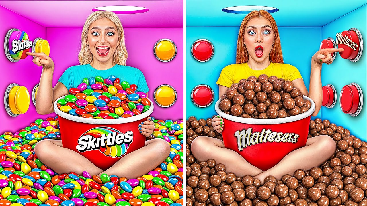 1000 Mystery Buttons Challenge Only 1 Lets You Escape | Funny Moments by Funny DO Challenge ...