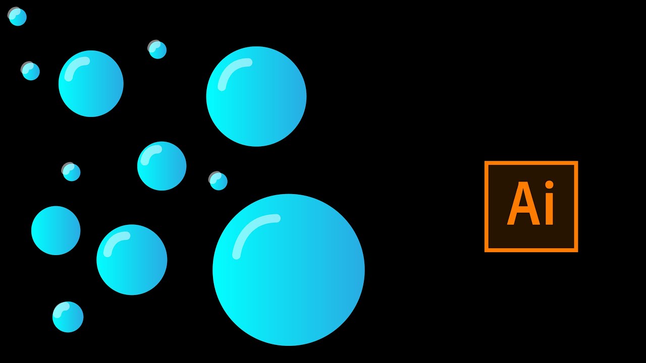 How to create soap bubbles | adobe illustrator tutorial | easy tutorial ...