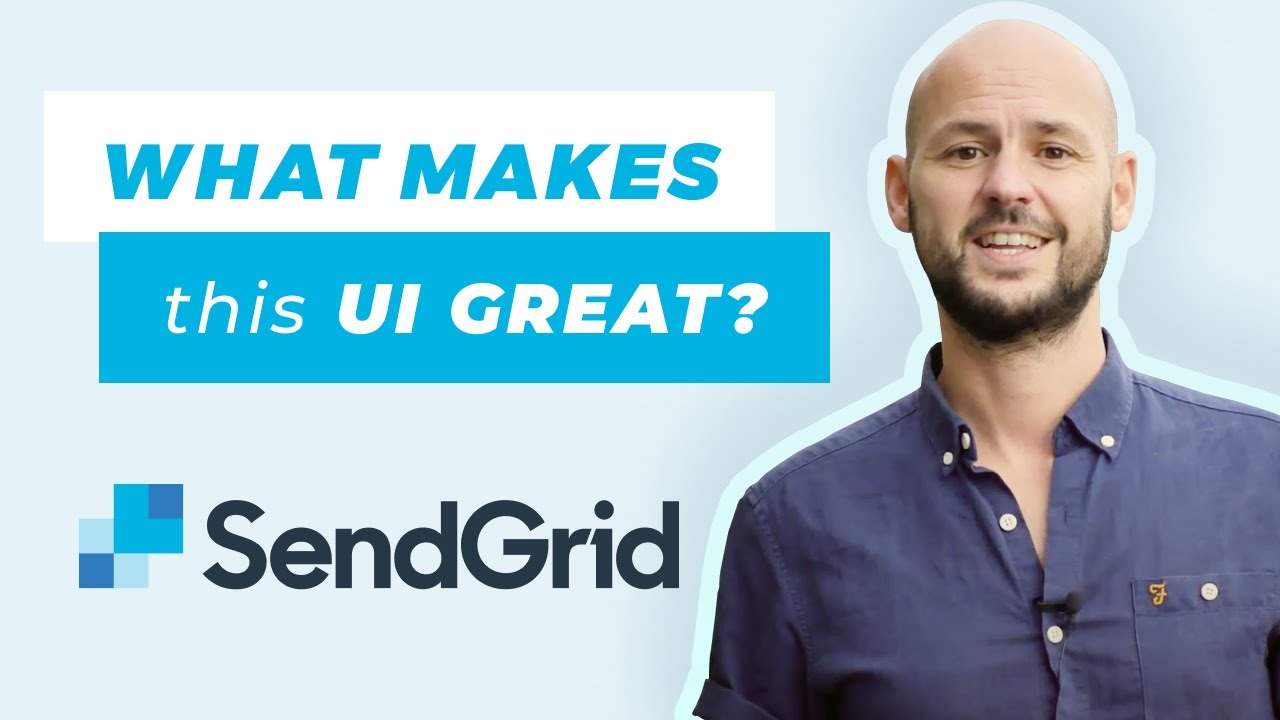 Sendgrid - What Makes This UI Great? - YouTube