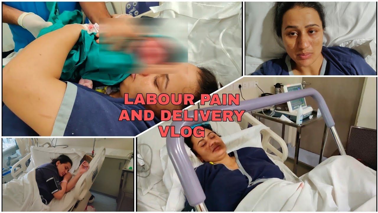Birth Vlog | My real labour pain | My baby delivery? Baby birth vlog ...