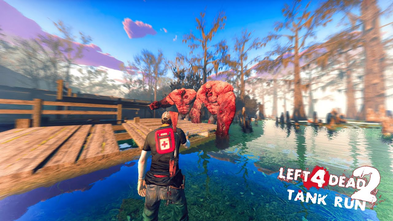 Tank Run de TANKS GIGANTES on Swamp Fever (Solo, Expert) | Left 4 Dead ...