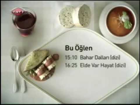 TRT 1 Yayın Akışı Örneği Görseli (2009)