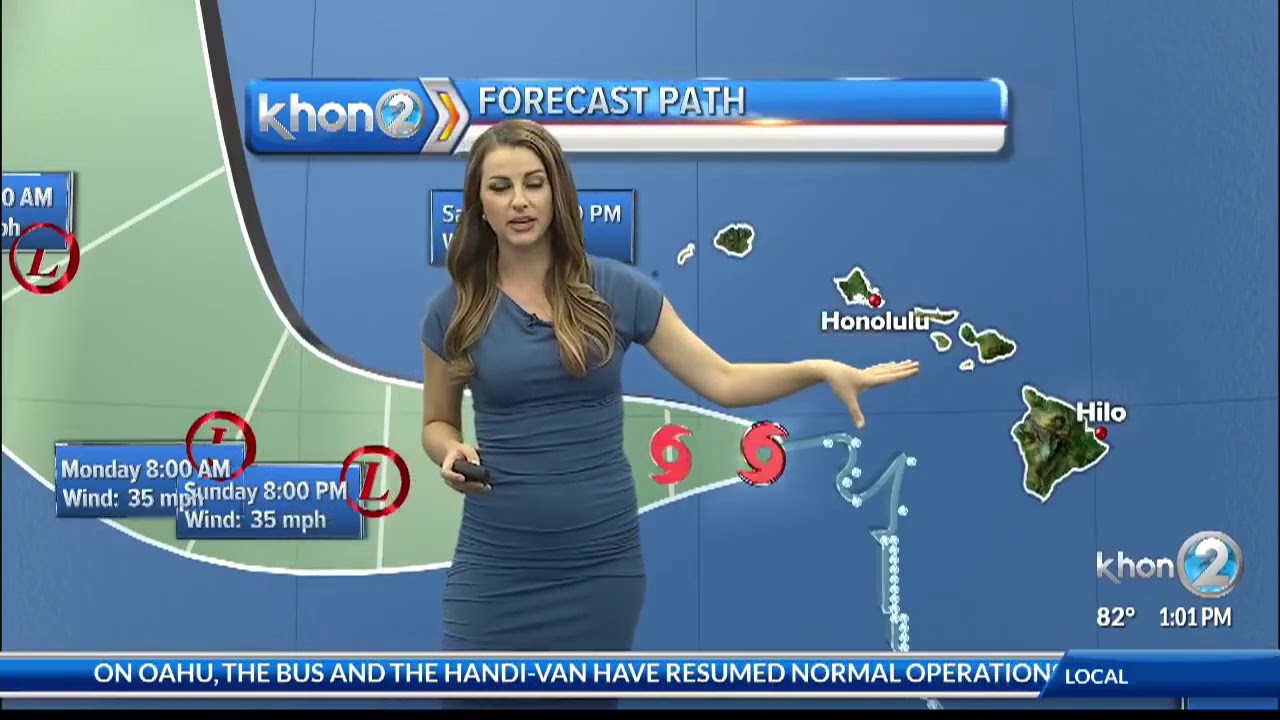 Kelly Simek KHON 2 Babe Interupts Your Programing Tight Dress. - YouTube