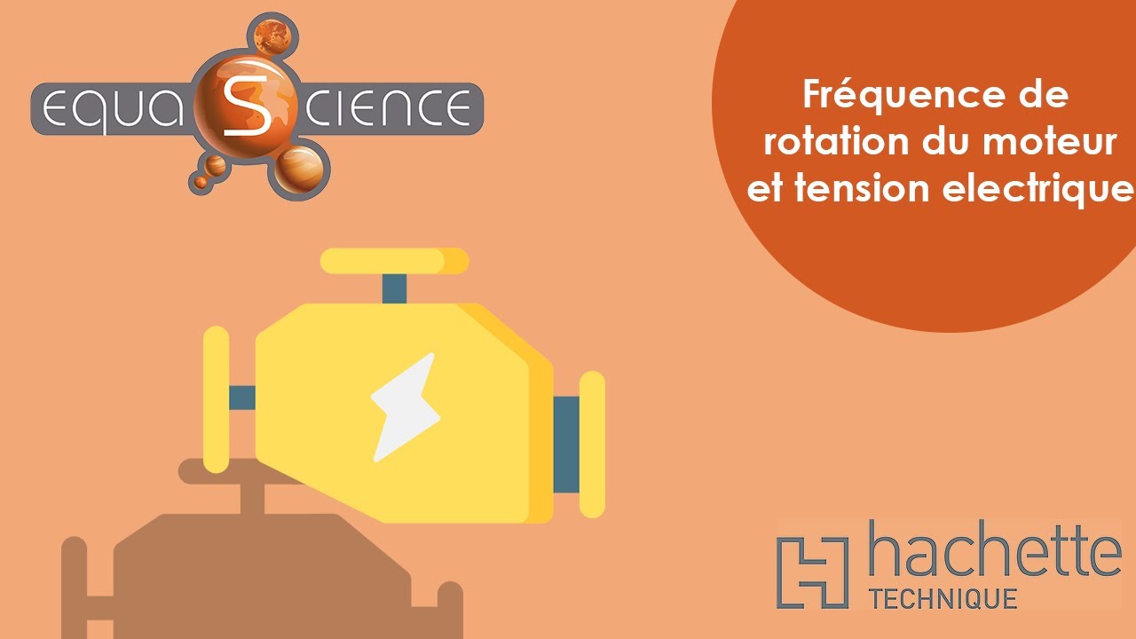 Fréquence de rotation du moteur et tension électrique - YouTube