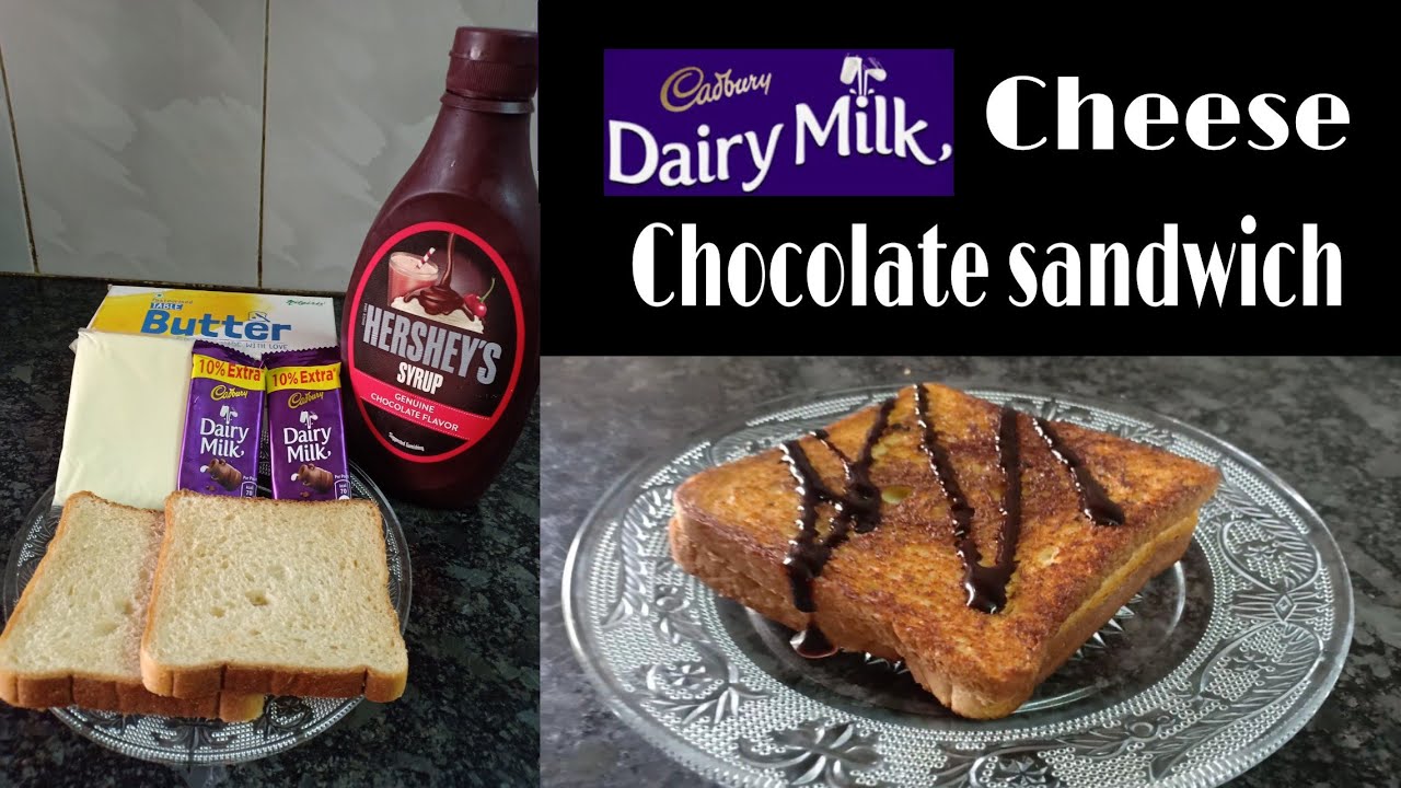 Crispy Chocolate sandwich | Cheese Chocolate sandwich recipe at home ...