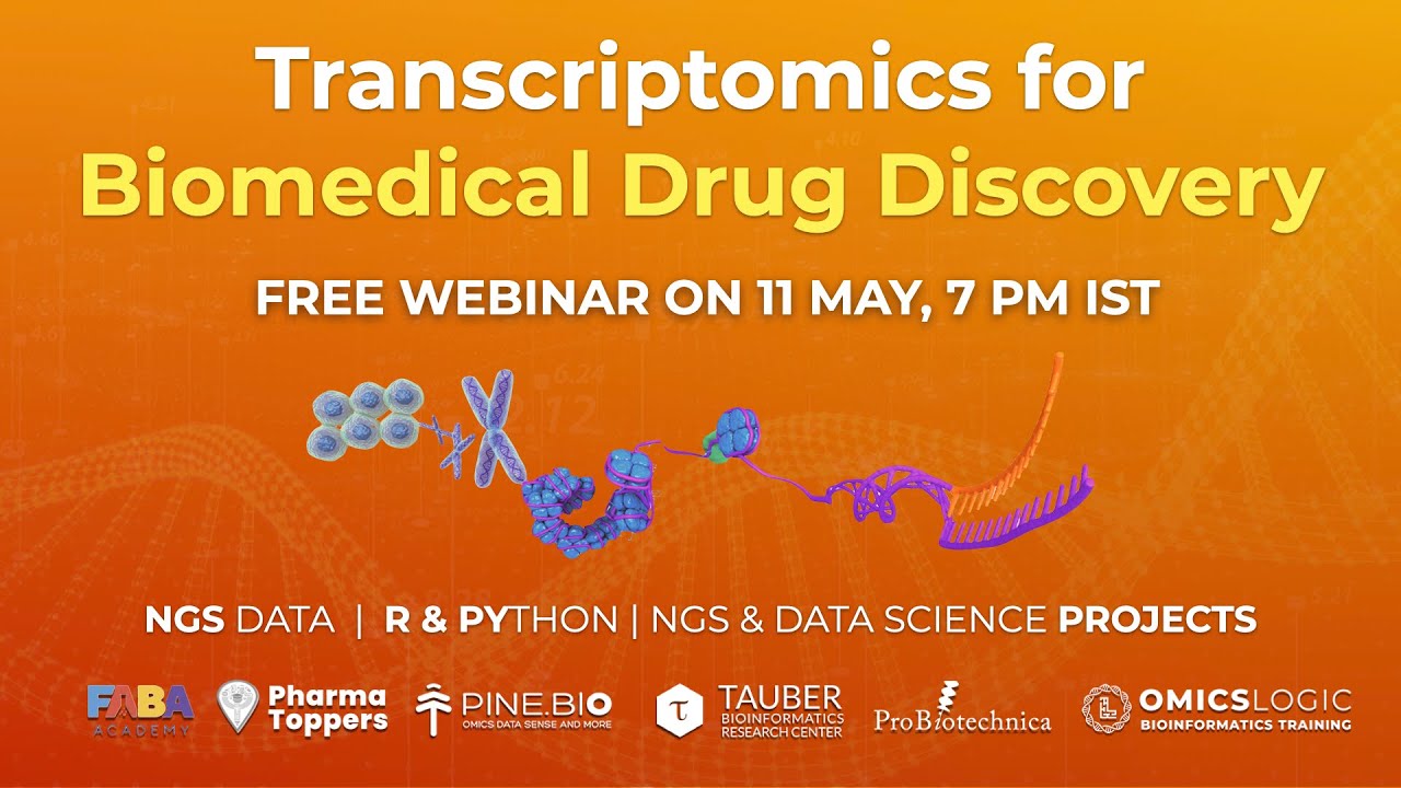 FREE Webinar - Transcriptomics for Biomedical Drug Discovery - YouTube