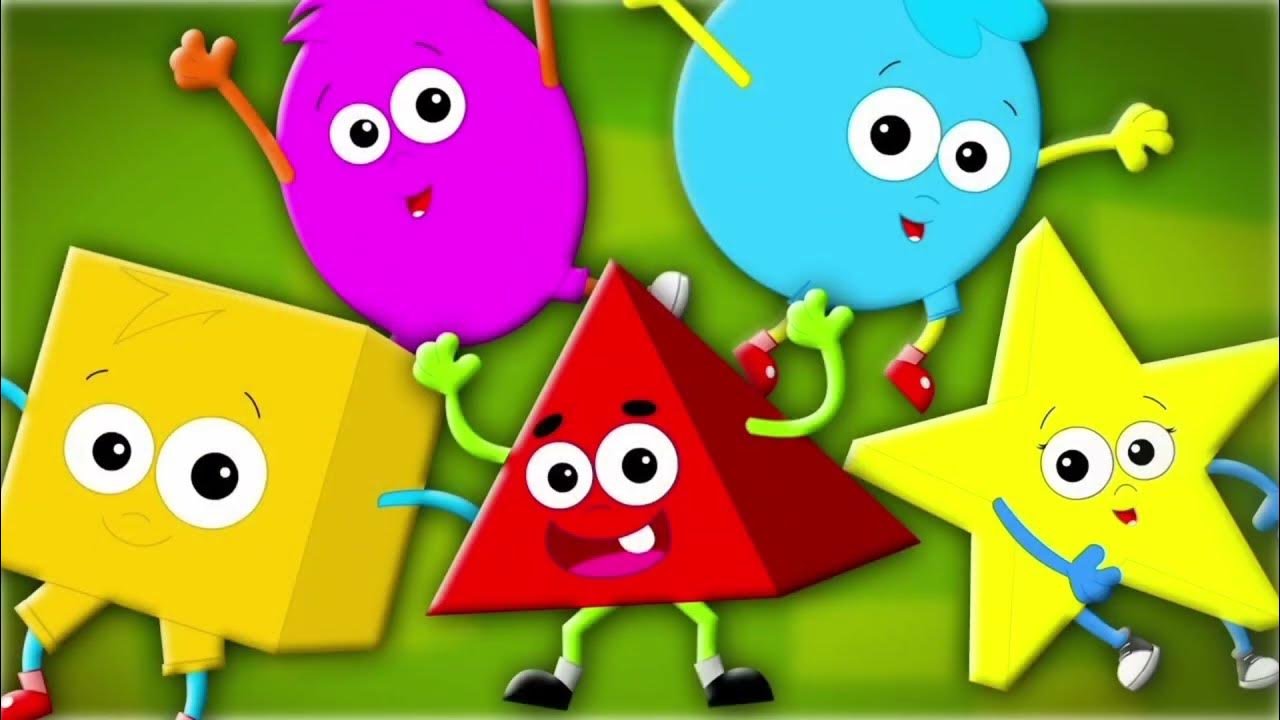 The Shape Song | Nursery Rhymes | Shape Name For Kids - YouTube