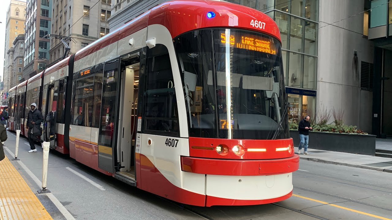 TTC Streetcar Westbound Ride Video on 4607 on route 508 Lake Shore to ...