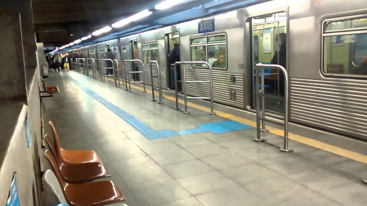 Metrô SP-Frota A em Portuguesa Tietê. - YouTube