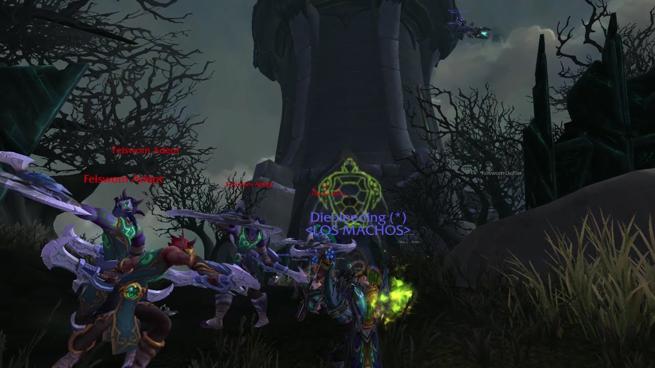 World of Warcraft The Felsworn Must Fall Azsuna Legion World Quest ...