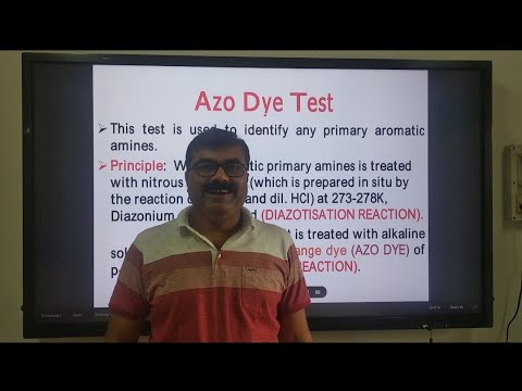 AZO DYE TEST: Chemical test on organic compounds - YouTube