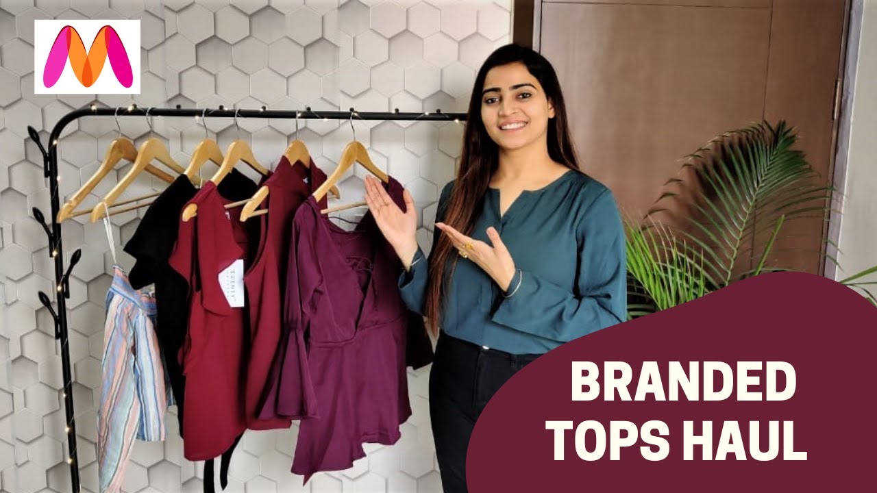 *Branded Tops* Myntra Tops Haul Starting Rs 279 | Branded Crop Top ...