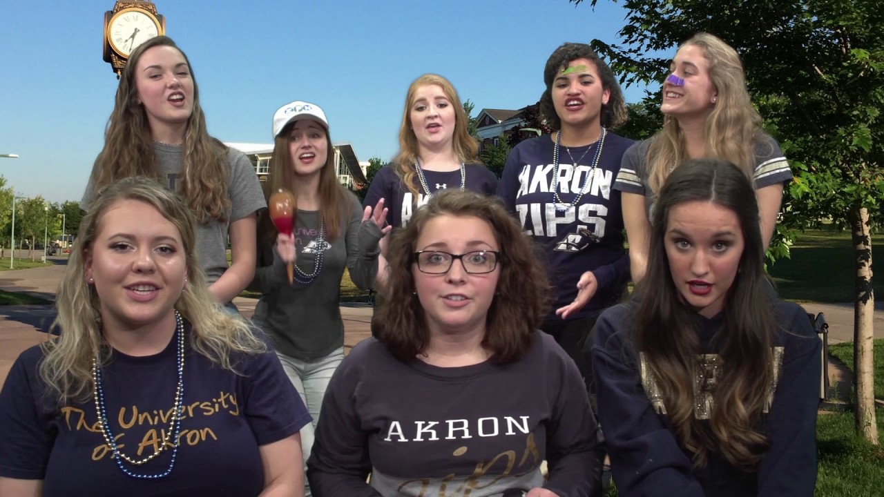University of Akron Students Sing Ad Jingles (w/ Classroom Instruments ...