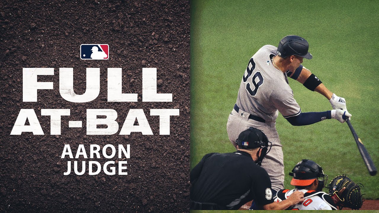 Full At-Bat of Aaron Judge's CLUTCH 3-run homer to put Yankees ahead of ...