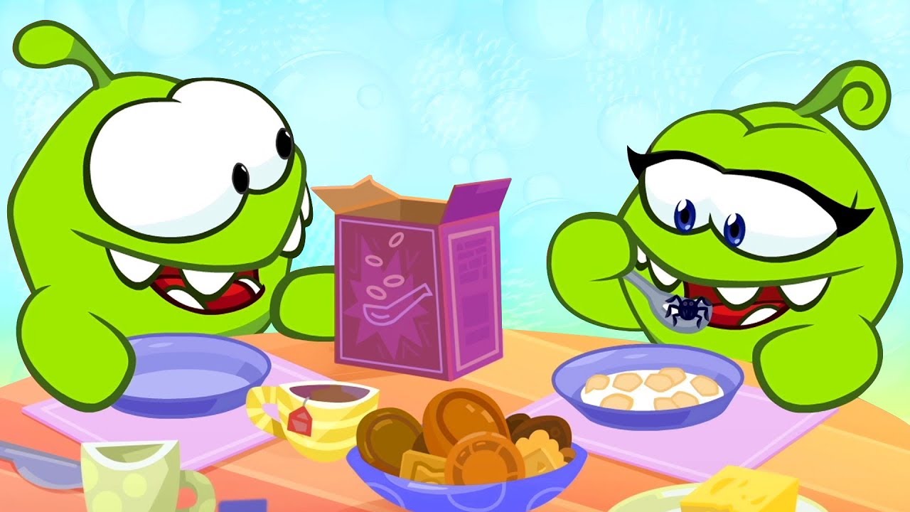 Yummy Breakfast With Om Nelly | Funny Cartoons for Kids | Om Nom Arabic ...