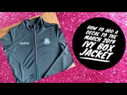 How to Apply Reflective Heat Transfer Vinyl to Jacket from March 2019 ...