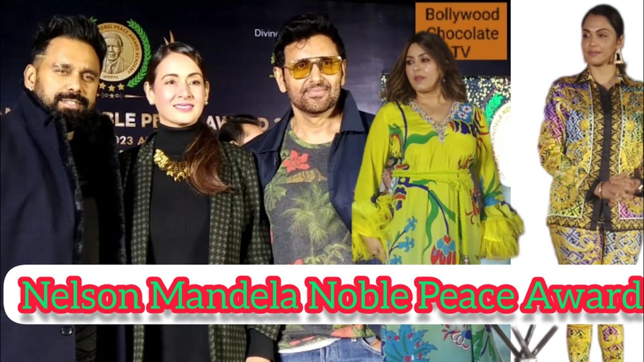 Nelson Mandela Noble Peace Award 2023 with Isha Kopikar Mahima ...