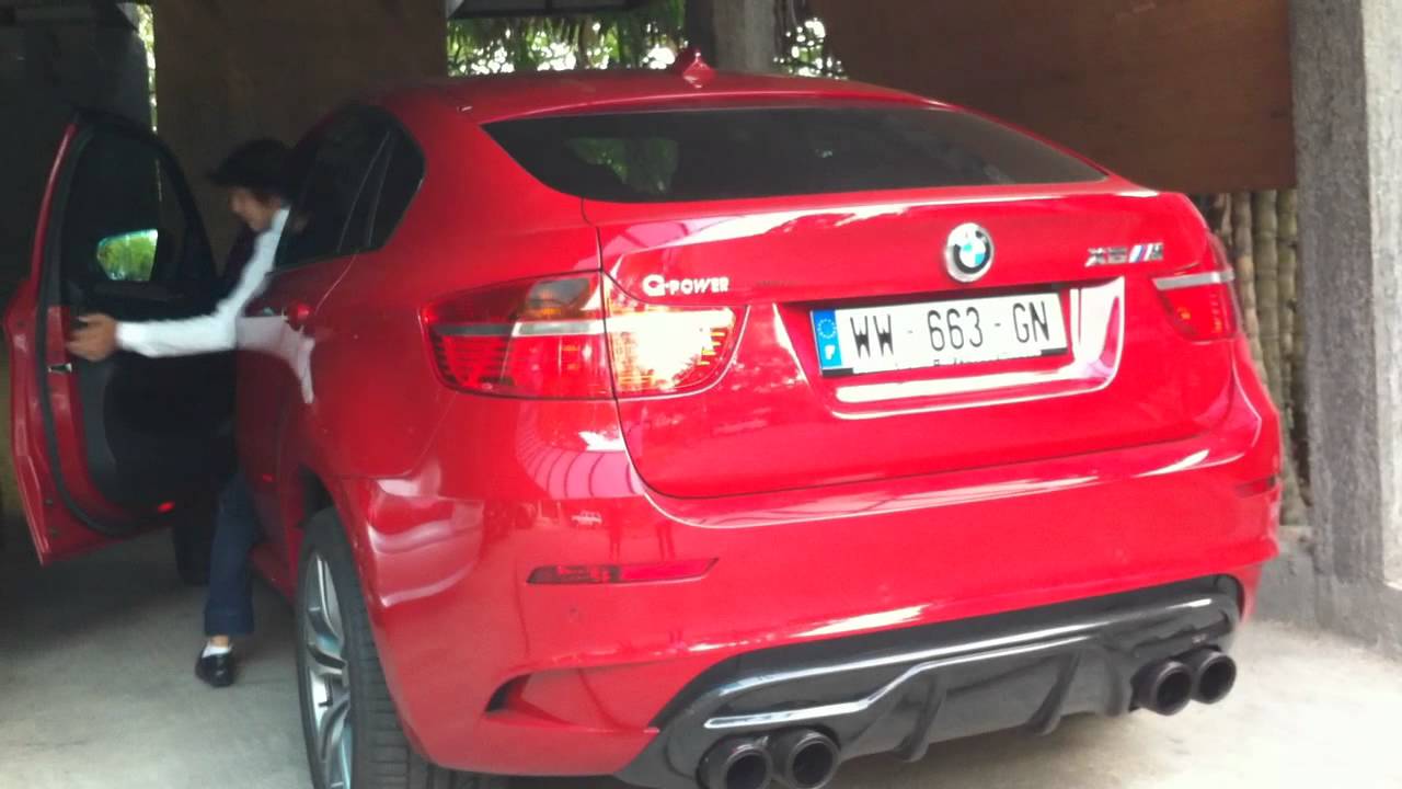BMW X6M G-power(725bhp) w/ Akrapovic Evolution Exhaust - YouTube