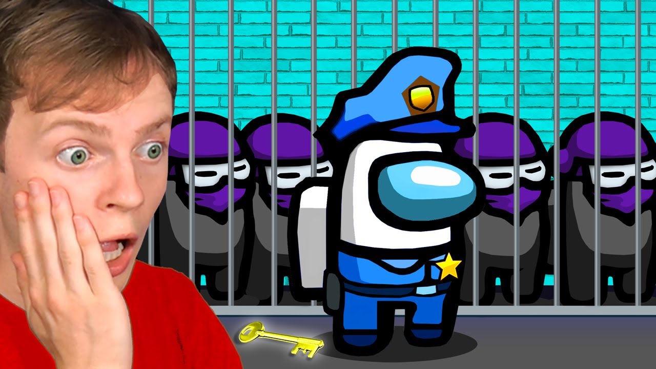 AMONG US Cops & Robbers! - YouTube