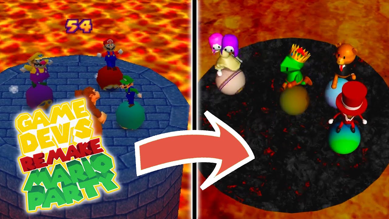 I Remade MARIO PARTY Minigame: Bumper Balls | DEVLOG - YouTube