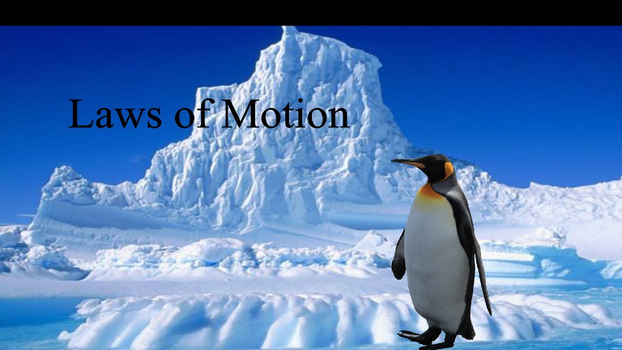Physics Penguin's Laws of motion Part 1 - YouTube