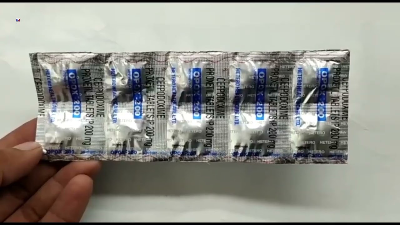 Opox 200 Tablet | Cefpodoxime Proxetil Tablets ip 200 mg Uses | Opox ...