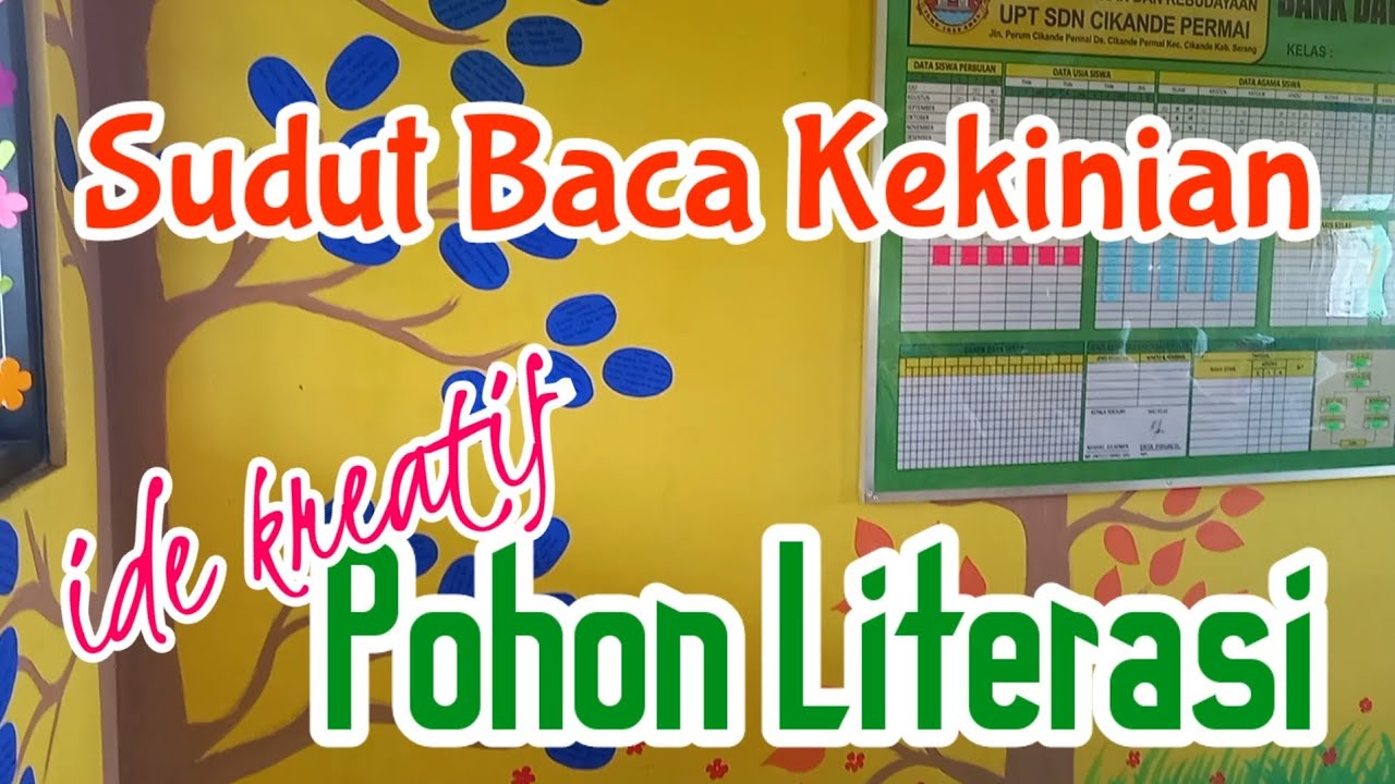 Tutorial Membuat Sudut Baca|sudut baca kekinian - YouTube